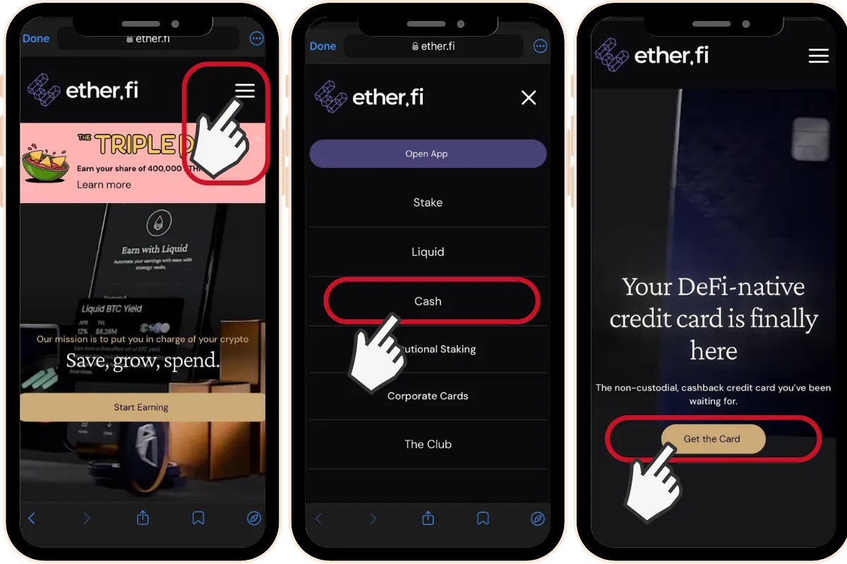 Ether.fi Card 申請流程教學：3% 回饋＋免託管，一卡整合DeFi